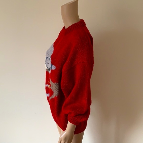 Hand Crafted | Sweaters | Vintage Handmade Possum Knit Sweater | Poshmark